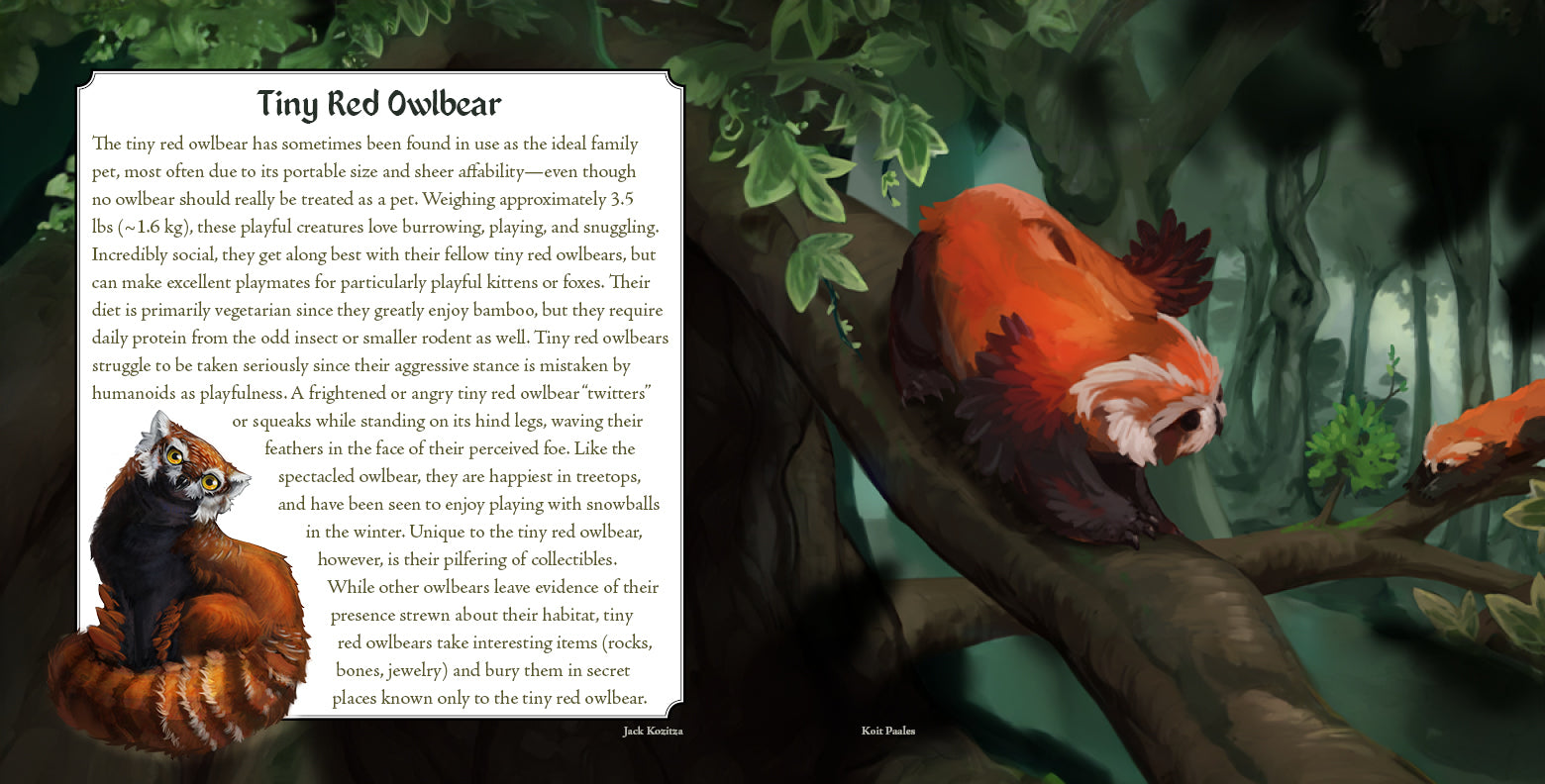 Owlbear Lorebook - Digital Edition – Baby Bestiary